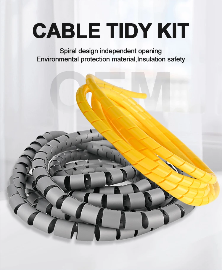 Bundle Wire Finishing Spiral Protective Sleeve High And Low Voltage ...
