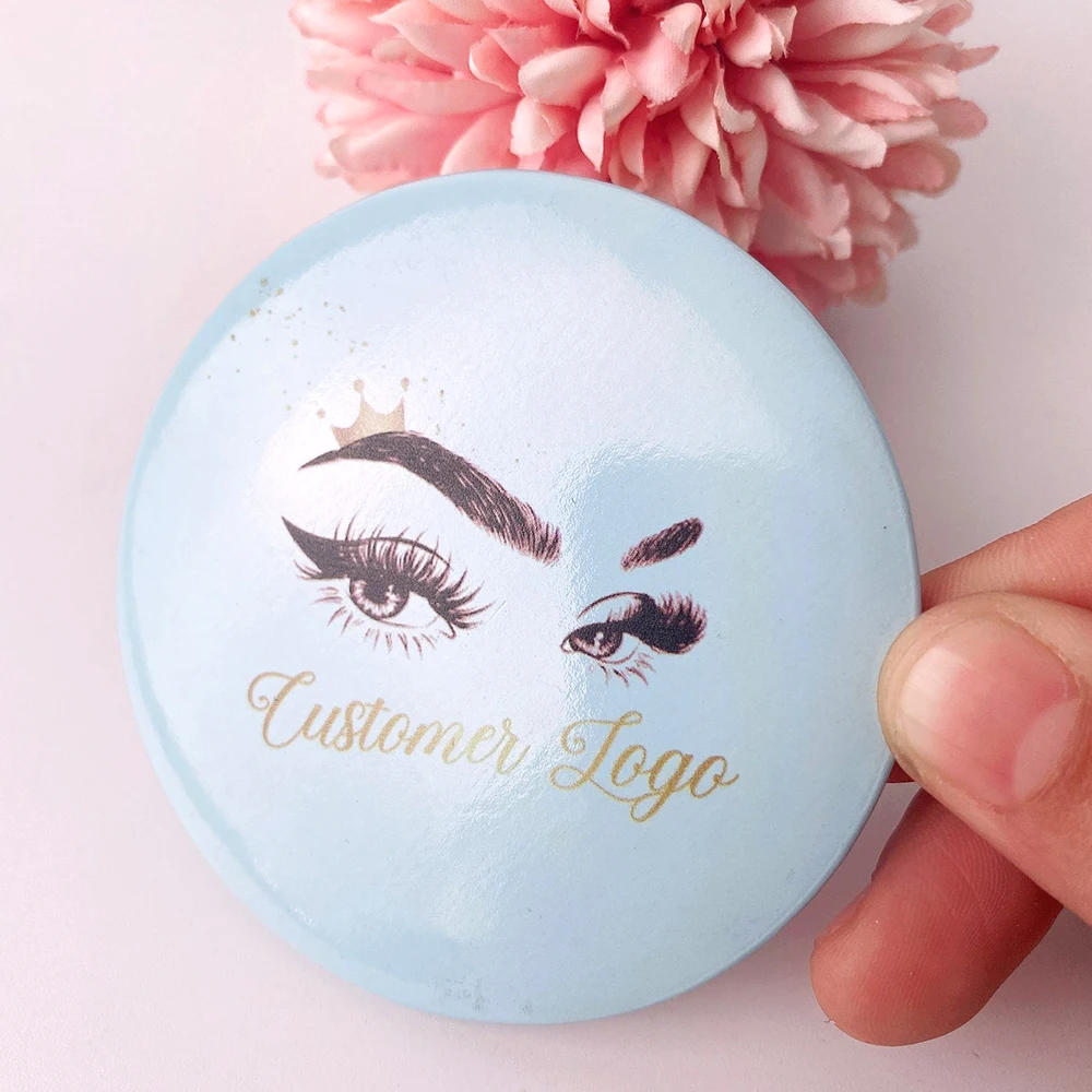 Promotional Gift Makeup & Tools Custom Portable Small Round Mirrors ...
