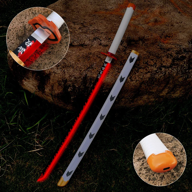 Tengen Tanjiro Can Shine 104cm Sword 12 Styles Demon Slayer Wooden ...
