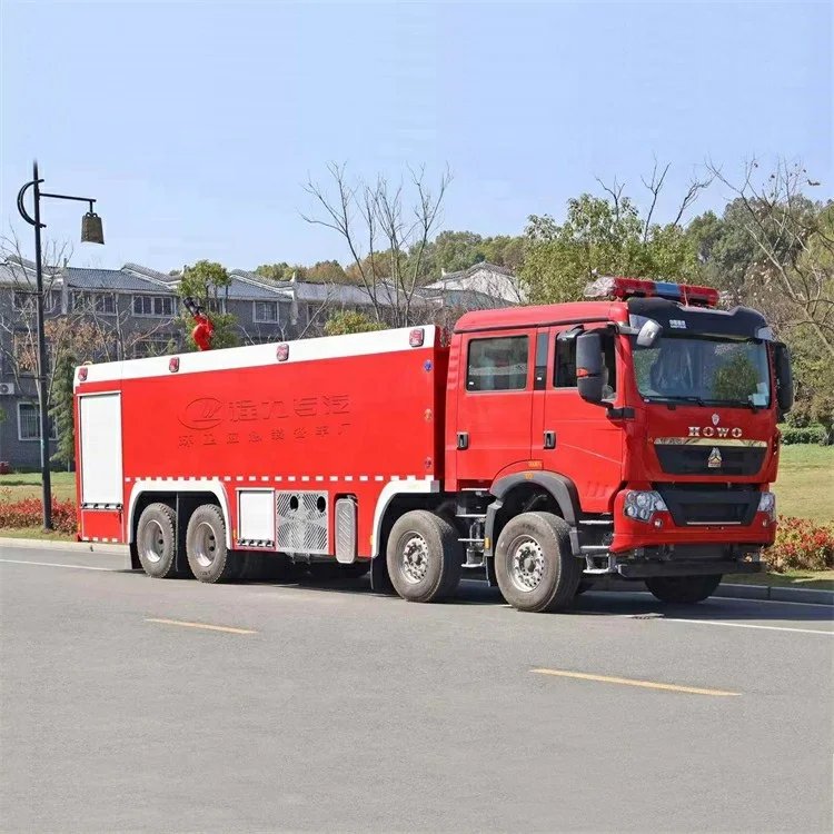 SINOTRUK HOWO 8x4 Fire Fighting Truck 25000 Liters Water Tanker Fire ...