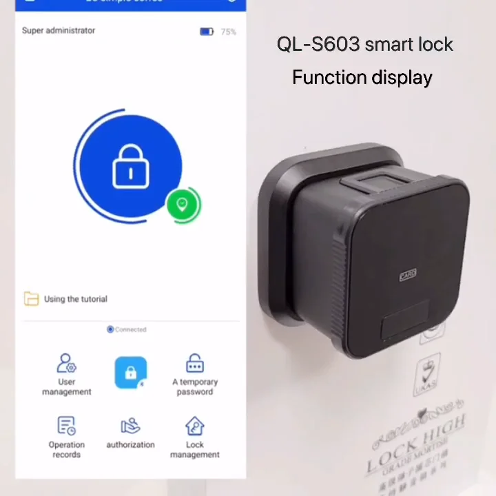 New Smart S603 Ble Digital Door Lock Dada Lock App Control Fingerprint ...