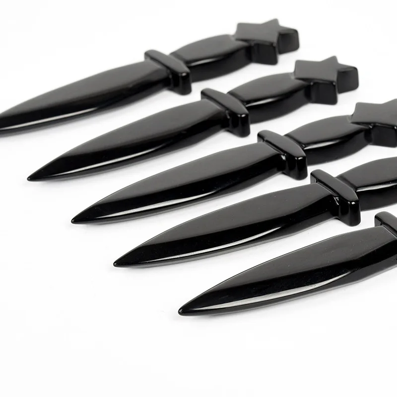 Wholesale Natural Obsidian Knife Crystal Dagger Knife Carving Folk ...