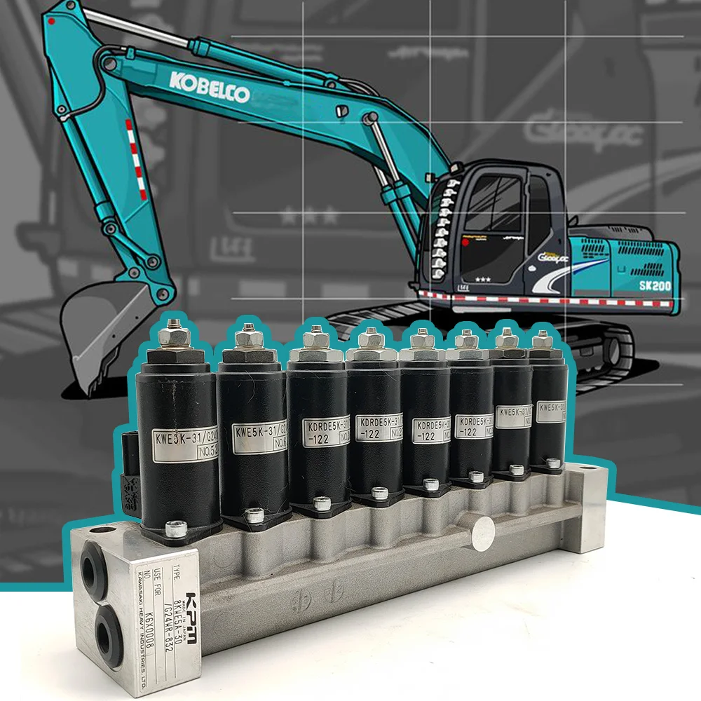 Genuine Solenoid Valves for Kobelco Excavators - Durable & Efficient
