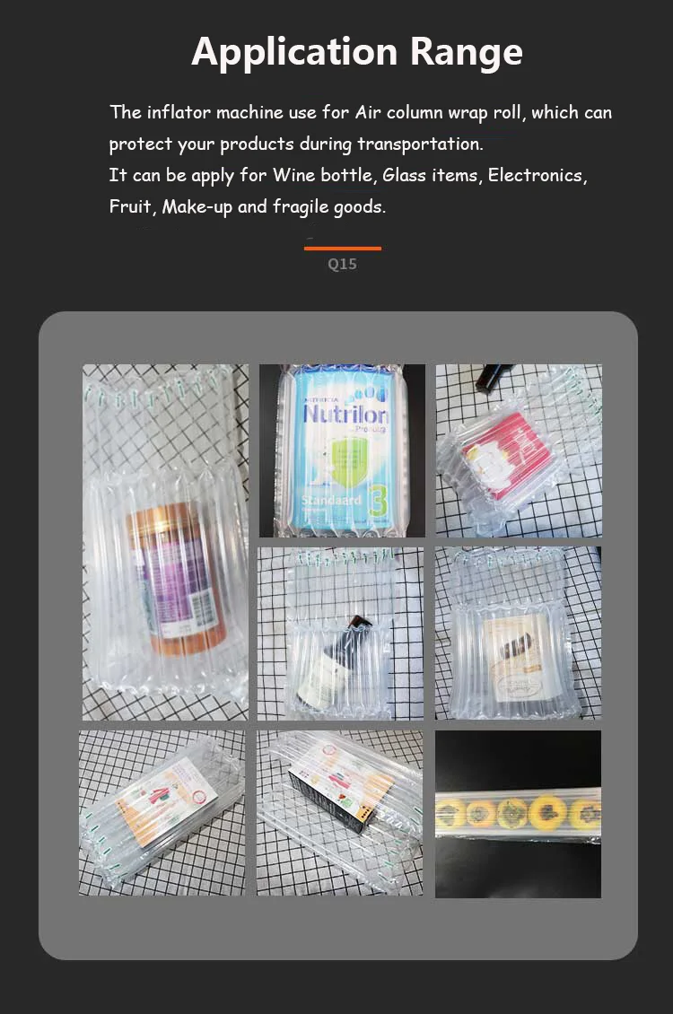 Q15 Air Column Film Machine Column Bag Making Machine For Air Column ...