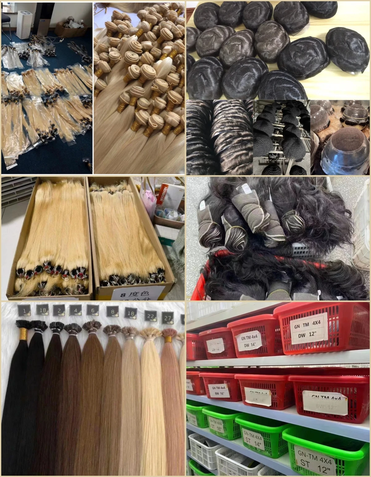 European Virgin Cuticle Aligned Human Hair Natural Color Straight 14 ...