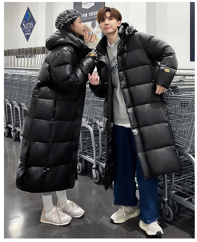 Men's Down Coat Couples Winter Coats Hooded Down Jacket - Buy Men's ...