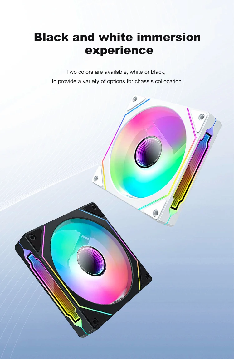 2024 New Argb Mirror Cooler Fans With Controller Oem Pc Case Fans ...