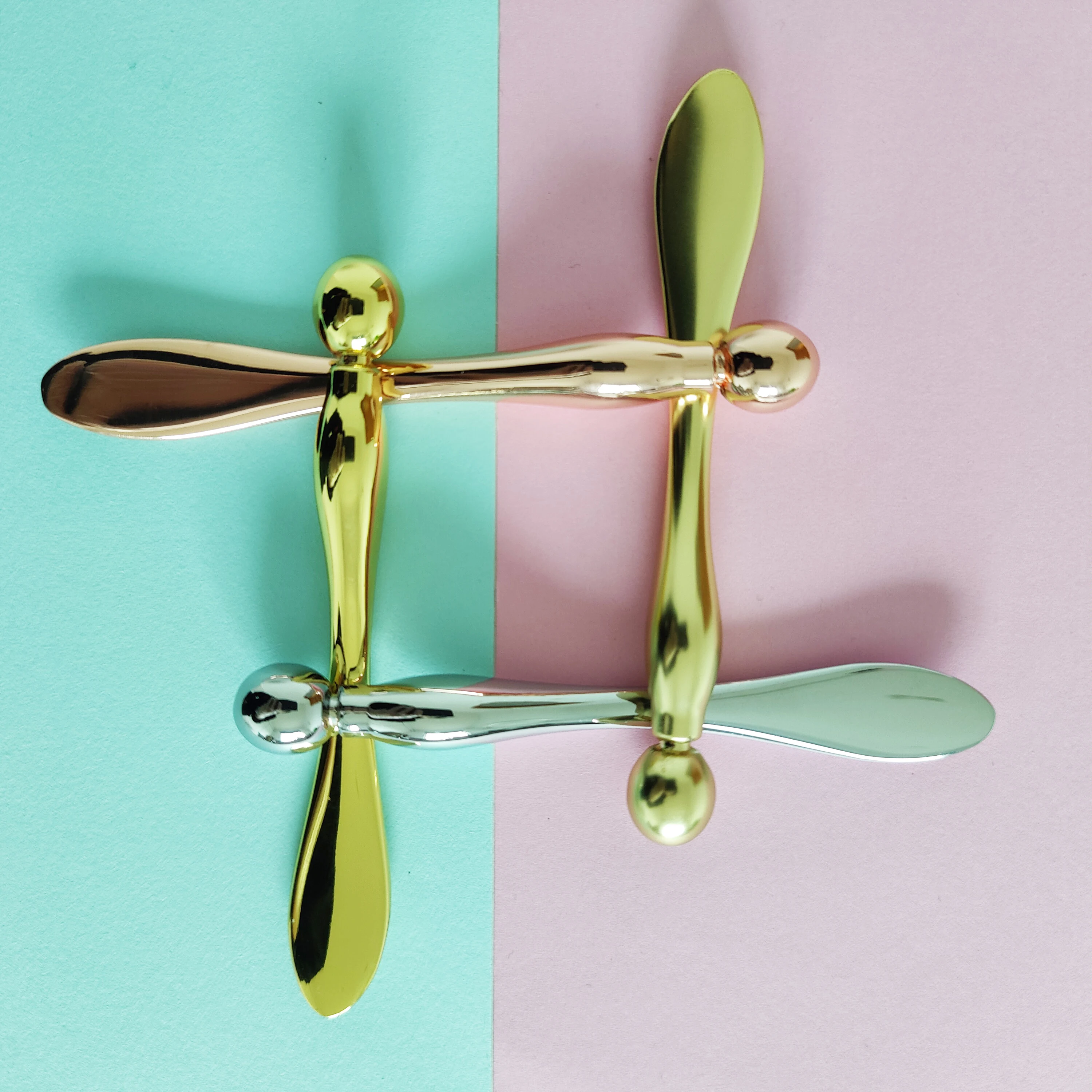 Gold Beauty Accessories Mini Skin Spoon Tools Cosmetic Face Mask ...