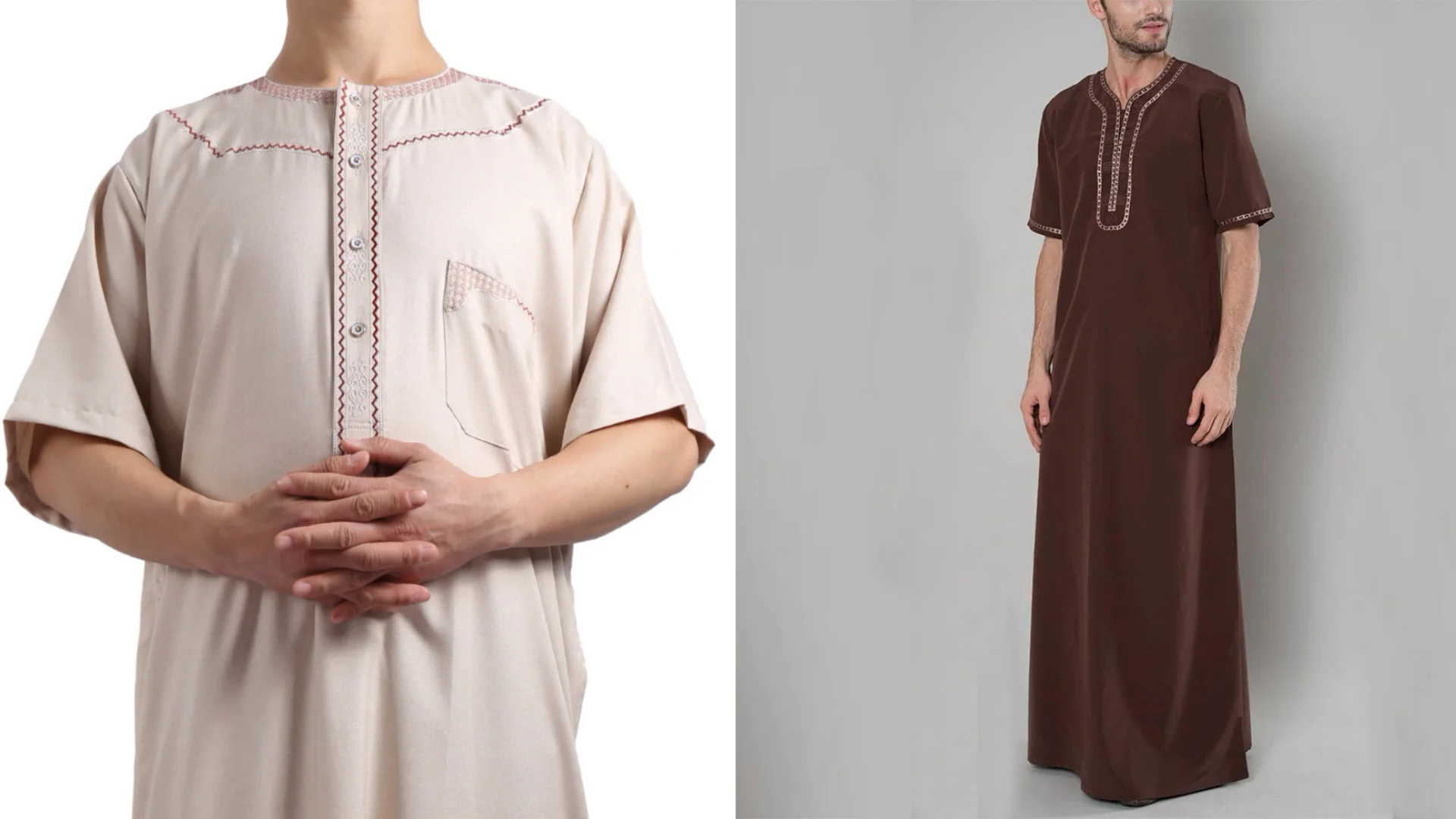 Tops New Design Arab Style Muslim Abaya Africa Clothing Cotton Thobes ...