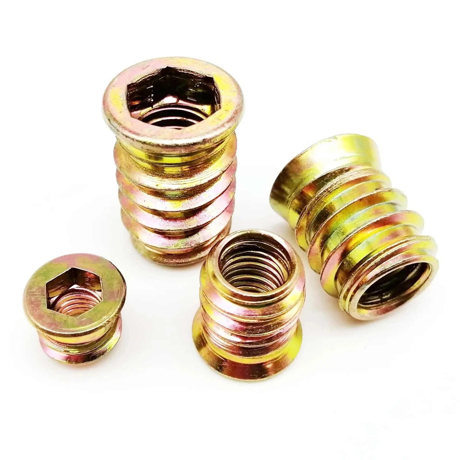 M6 M8 M10 Carbon Steel Hexagon Hex Socket Allen Head Threaded Embedded ...