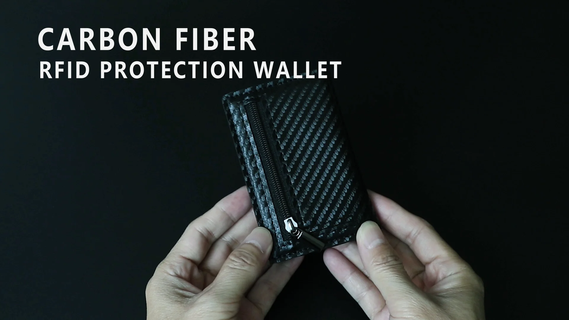 Casekey New Real Carbon Fiber Minimalist Wallet Rfid Blocking Billetera ...
