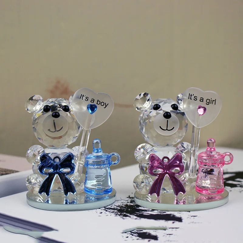Crystal Baby Shower Souvenirs Favors Gifts Baby Birthday | Baby