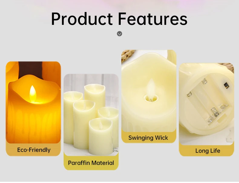 Wholesale Led Candles Flameless Candles Remote Controller Electronic ...