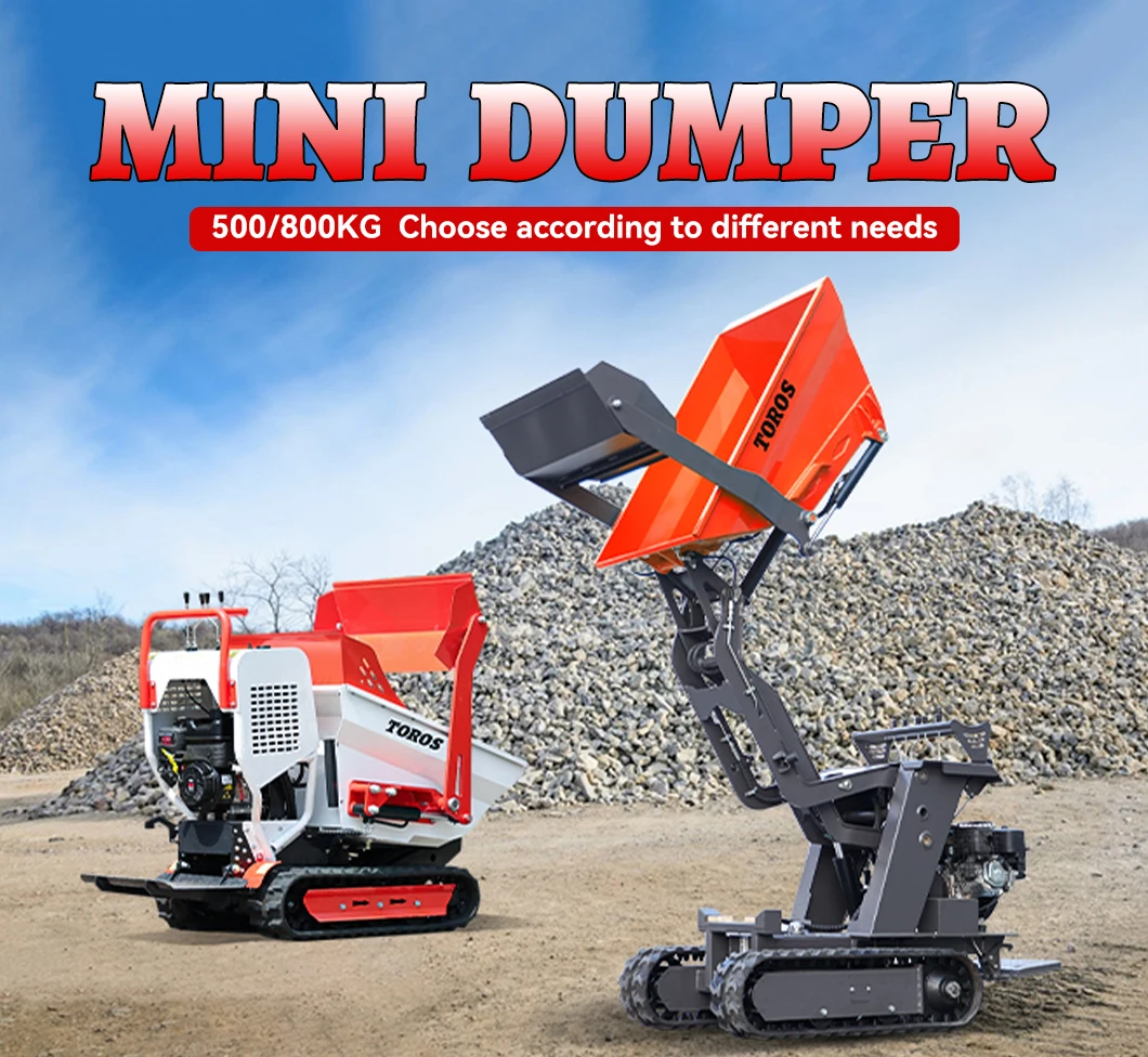 Free Shipping Self Loading Mini Dumper500kg 800kg Home Use Mini Dumper ...