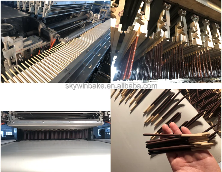 Automatic Chocolate Stick Biscuit Making Machine Dipping Machine ...