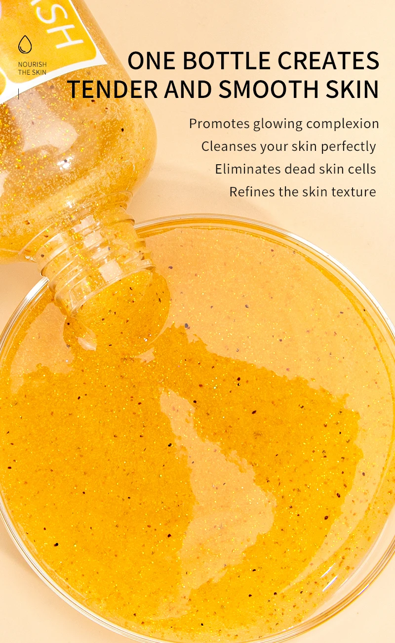 Exfoliating 24k Gold Body Wash - Deep Cleansing & Moisturizing