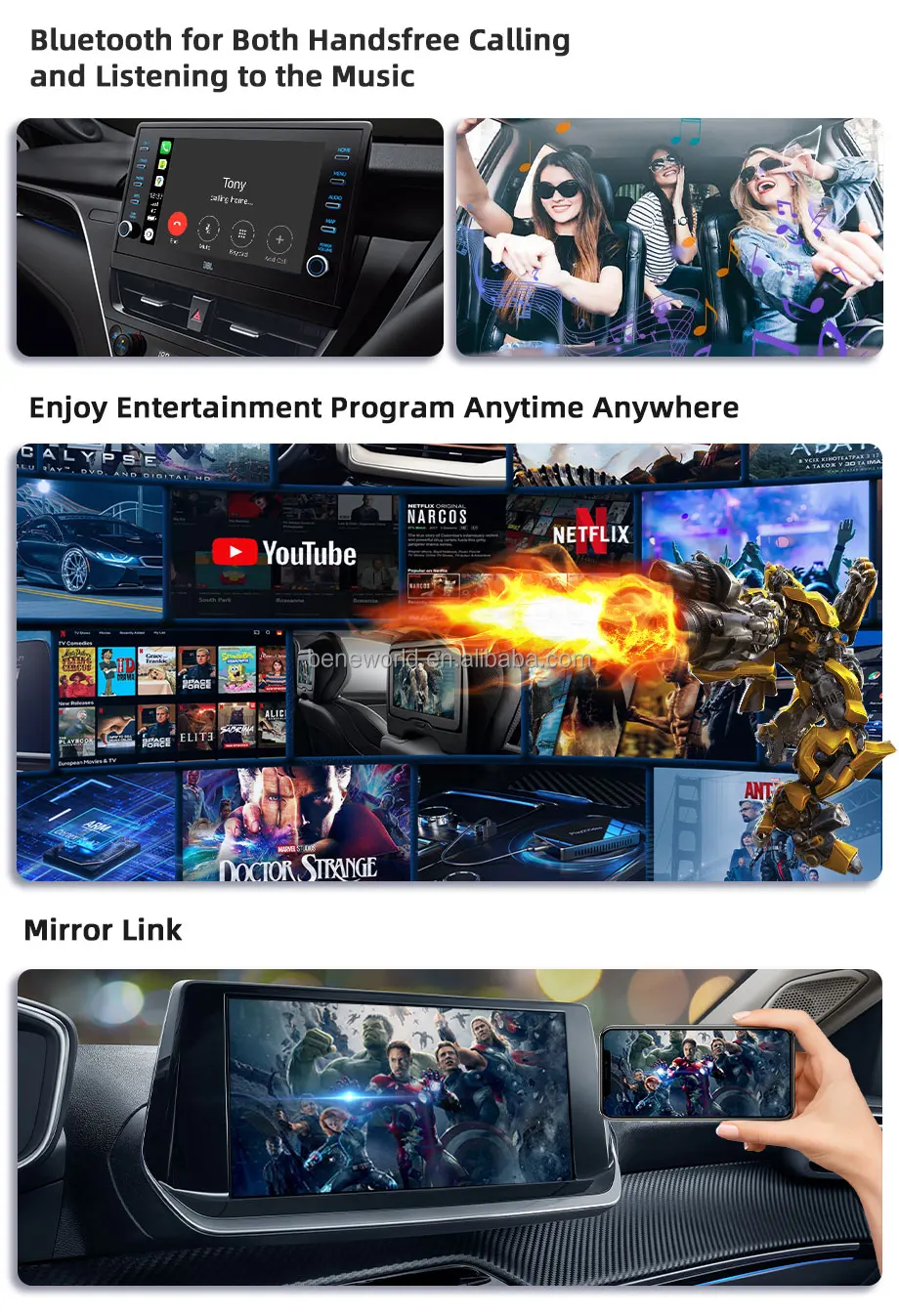 Hot-selling All-in-one 4g Sim Android12.0 Carplay Androidauto Box Car ...