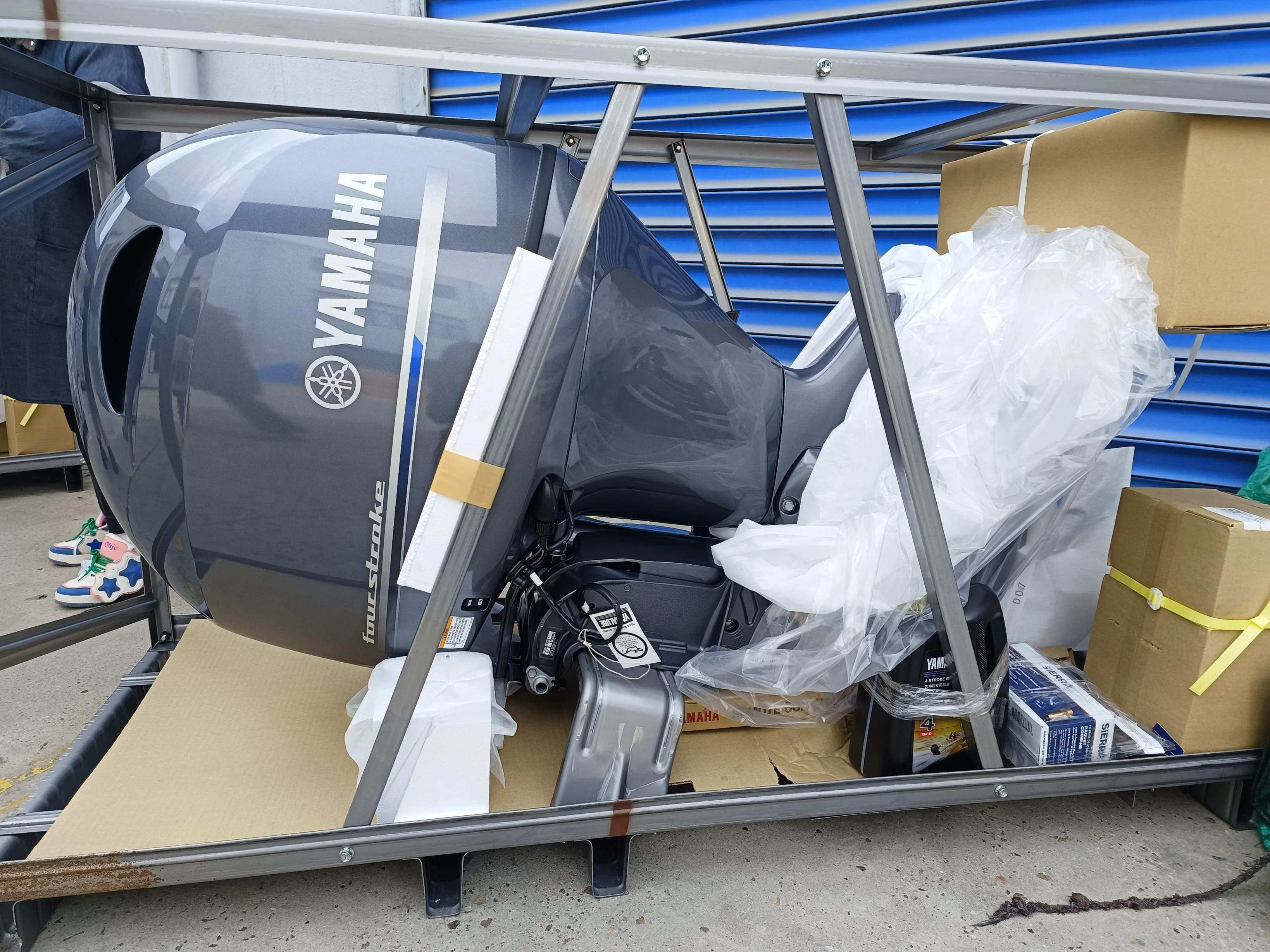 Genuine F90cet 4 Stroke Boat Engine 90hp Outboard Motor For Fish Boat ...