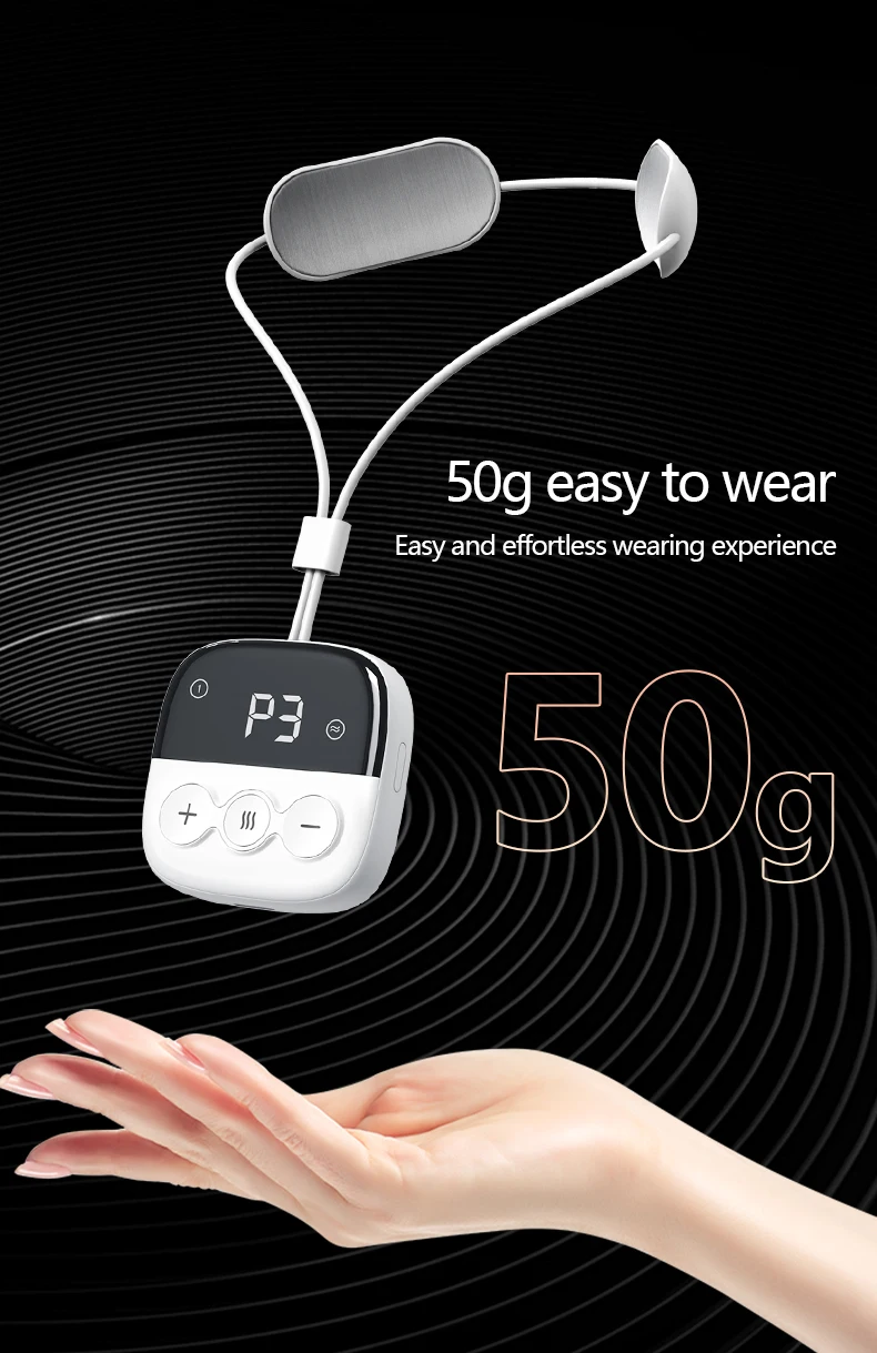 Portable Rechargeable Heating Ems Vibration Stress Relief Pain Relief ...