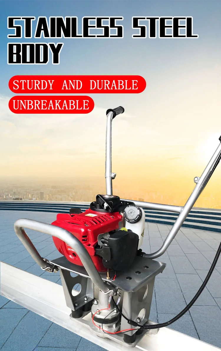 Electric Concrete Vibrating Ruler Gasoline Powered Leveling Ruler Easy ...