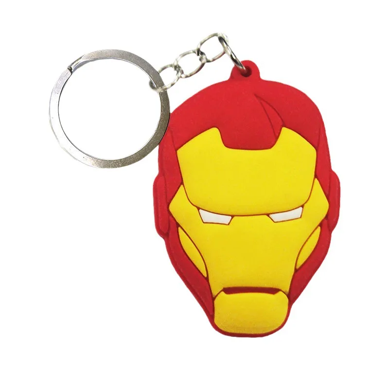 Custom 2D 3D Logo Marvel Key Rings Anime Character Soft Rubber PVC ...