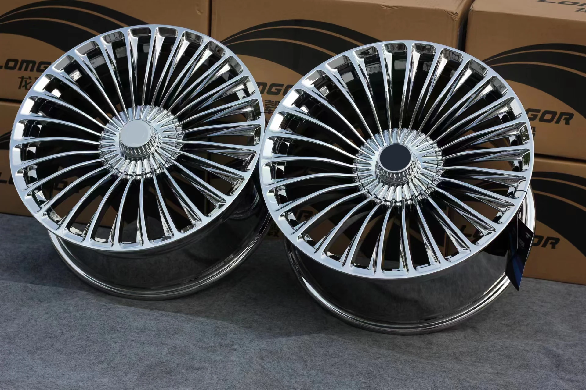 High Quality 17-20 Inch Rims - Multi Spoke Chrome Wheels