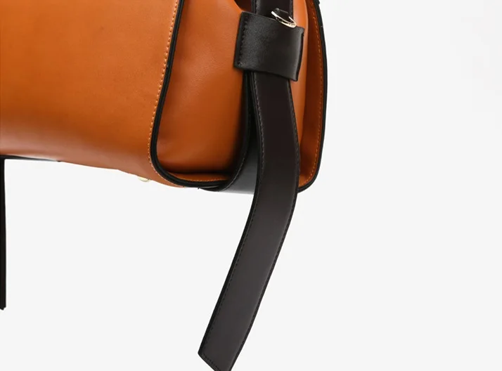 Cross-body Contrast Color Contracted Atmospheric Hand Bill Lading ...