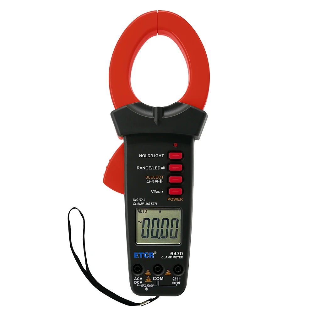 ETCR6470 Digital Earth Clamp Meter - Precision AC/DC Measurement