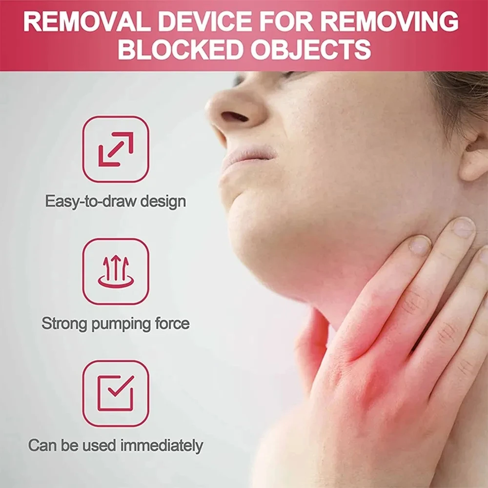 Choking Airway Assist Device Effective To Remove Fluids & Clogged ...