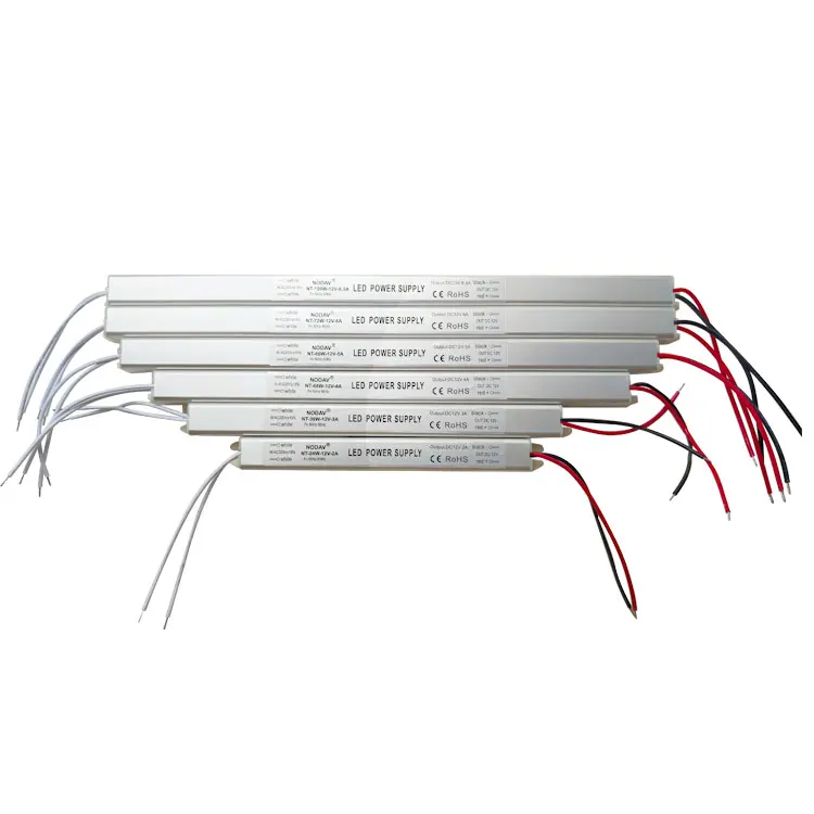 Slim Power Supply 12v 1.5a 2a 3a 4a 5a 6a 8.3a Led Strip Light Driver 12v 18w - 100w Ultra Thin ...