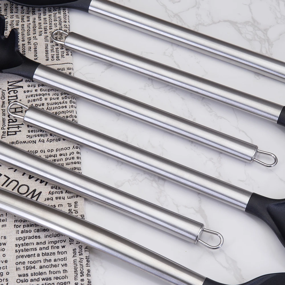 Home Use 6pcs Cooking Utensils Kitchen Accessories Stainless Steel ...