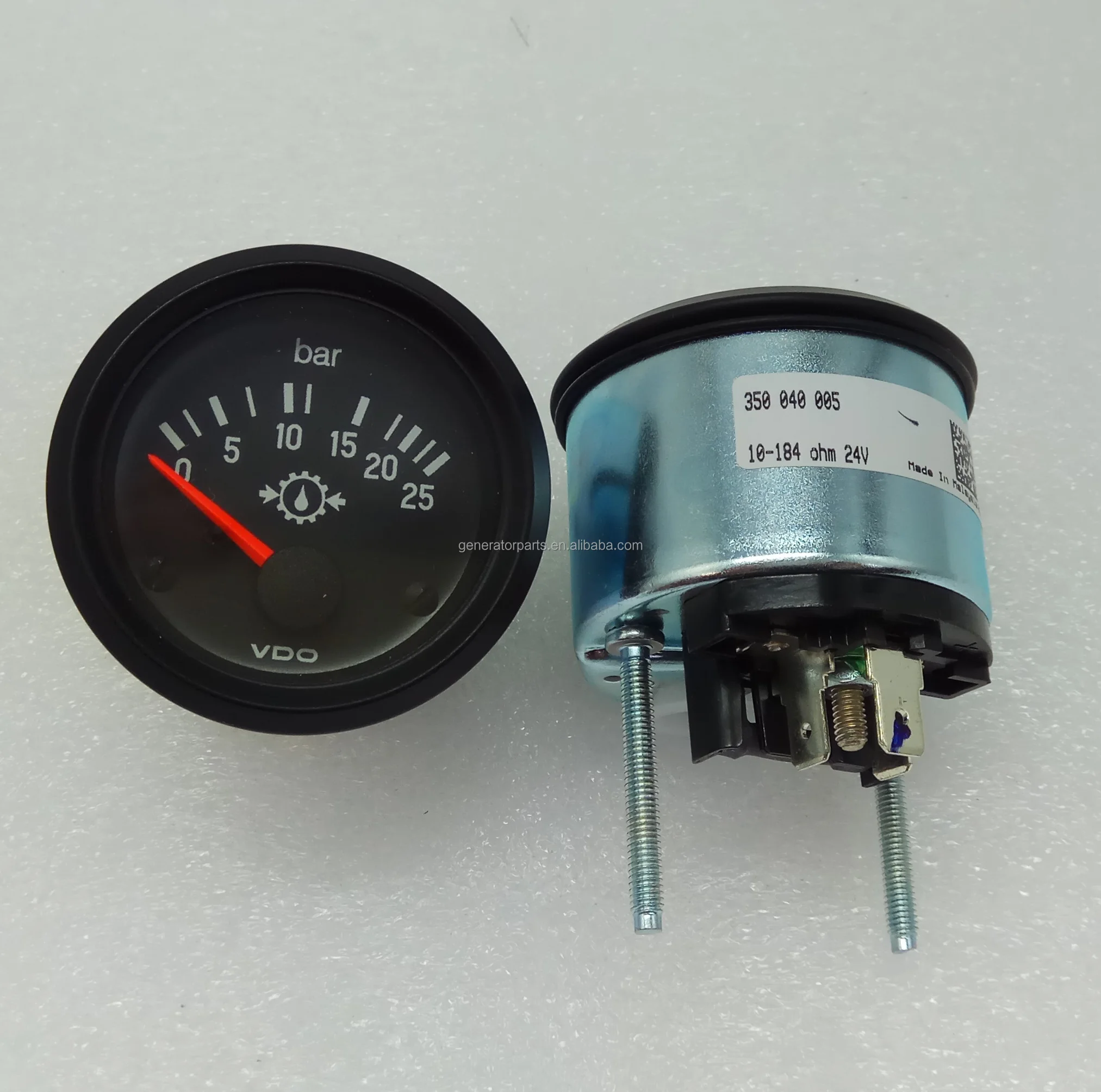 Original Vdo Oil Pressure Gauge 350040005 0-25bar 52mm Gauge 24v - Buy Vdo 350040005 vdo Oil ...