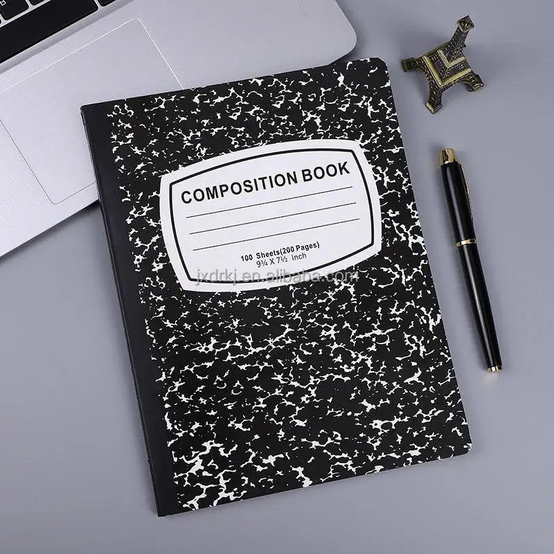 A4 Leather Notebook A5 Custom Size School Exercise Book Composition ...