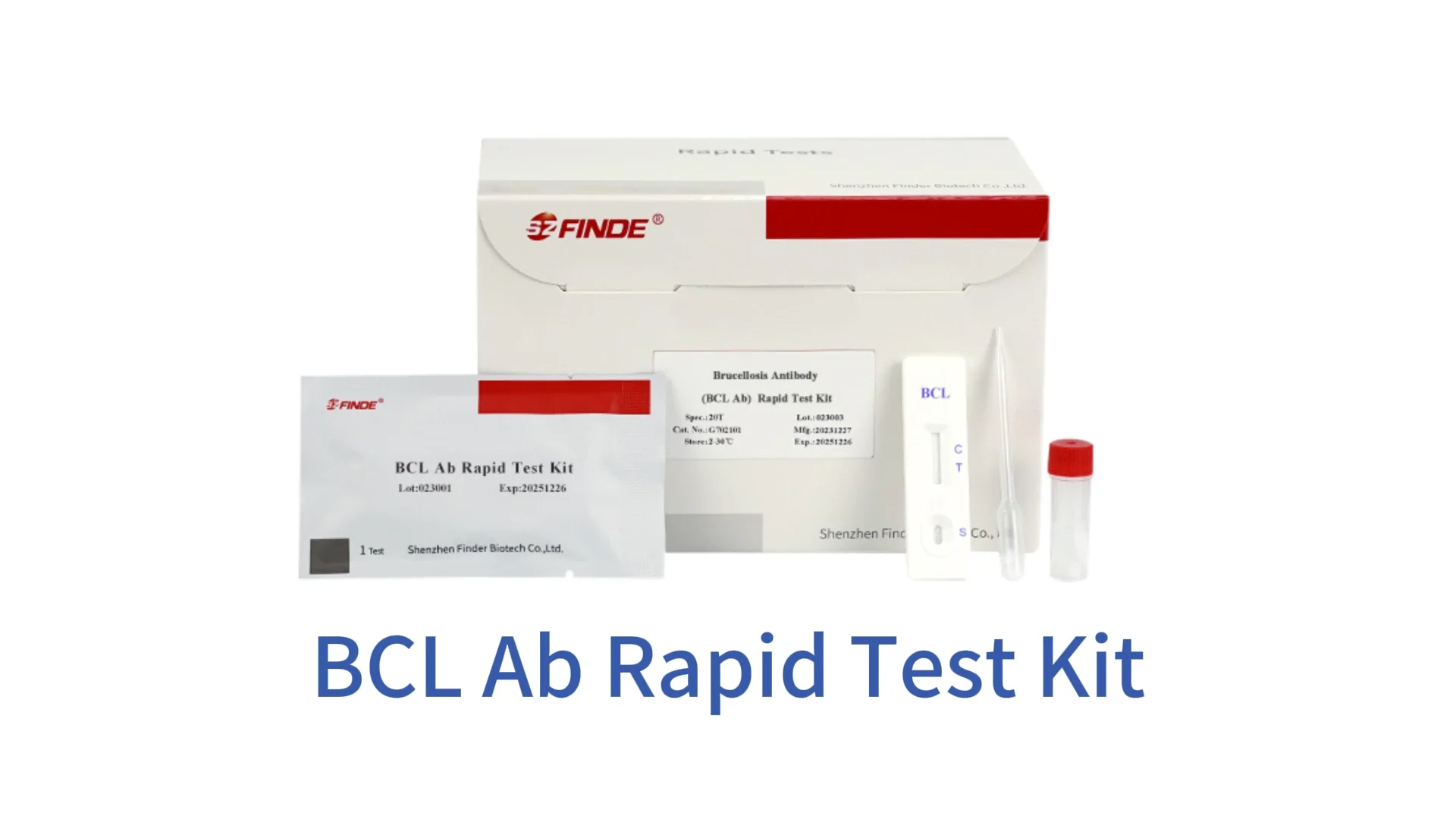 Animal Veterinary Brucellosis Antibody Bcl Ab Rapid Test Kit For Cattle ...