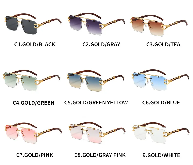 Shop Our Sunglasses Sun Glasses Rimless Designer Promotion