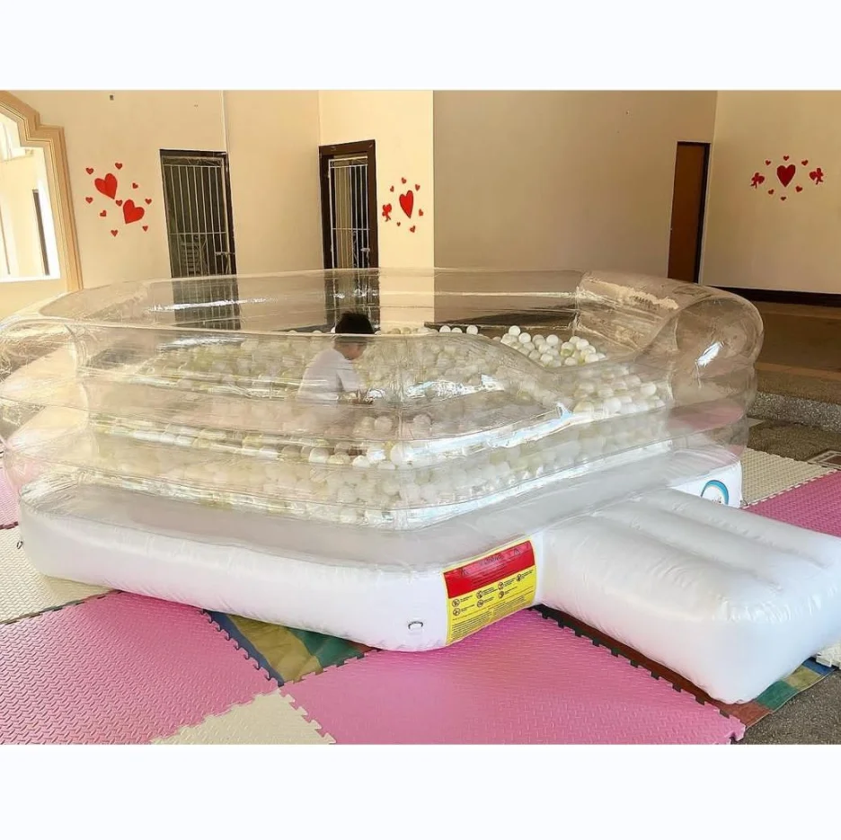 New Designed Transparent Ball Pit Kids Soft Play Equipment With Adults ...