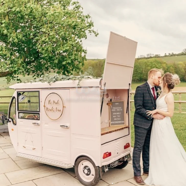 Electric Mobile Bar Tap Trucks - Vintage Food Cart Tricycles
