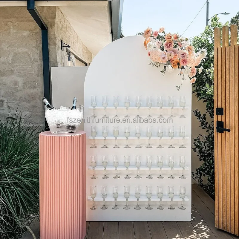 Acrylic Backdrop - Elegant Wedding Entrance Arch