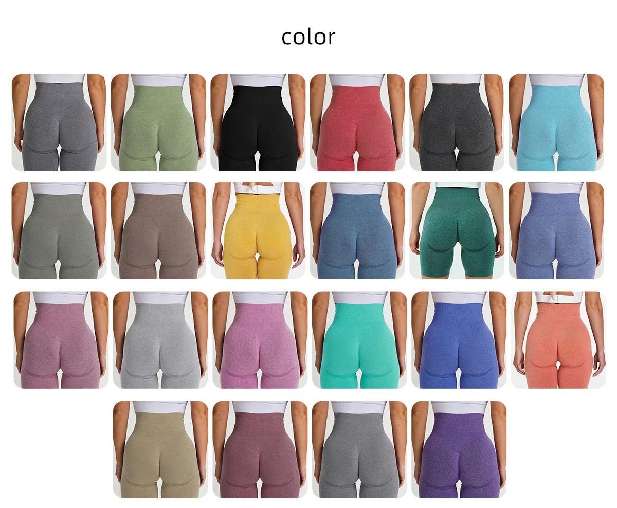 Oem Stretchy Compression Gym Workout Pants High Waist Scrunch Butt Yoga