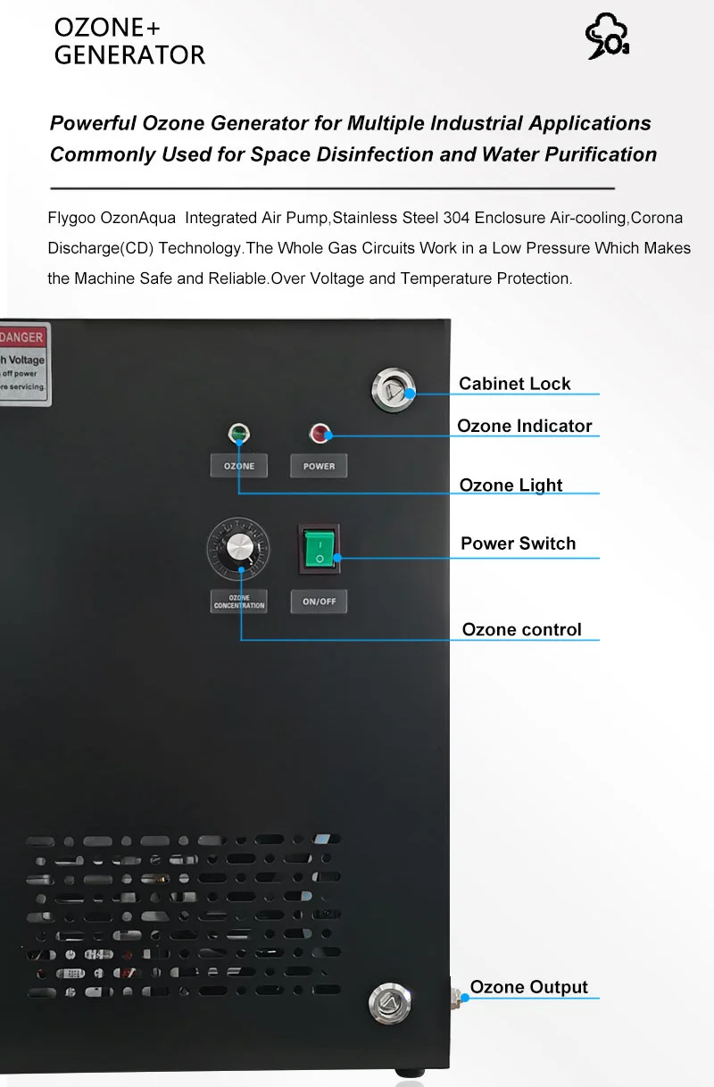 Flygoo Home and Commercial Ozone Water Laundry Systems OzonAqua Ozone Generator for Laundry ...