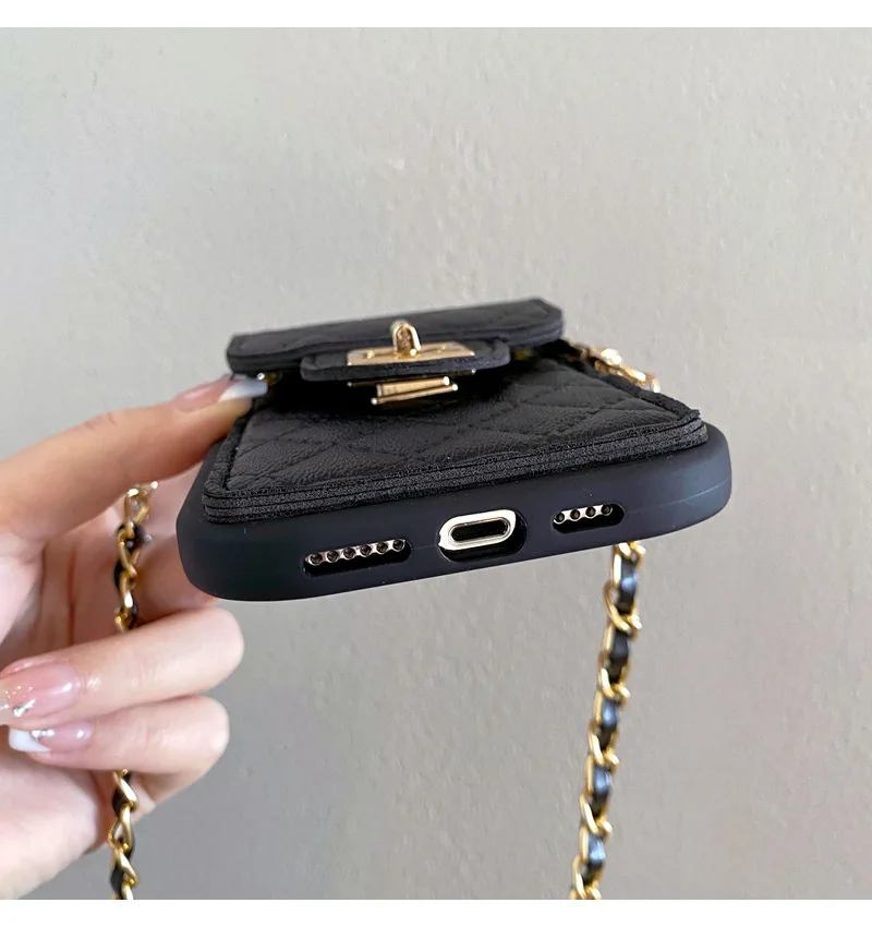 Hot Sale Multifunctional Phone Shell Card Holder Crossbody Chain Bag ...