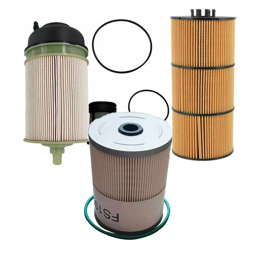 Fuel Water Separator Air Oil Fuel Filter Kit P551063 P551005 AF27879 ...