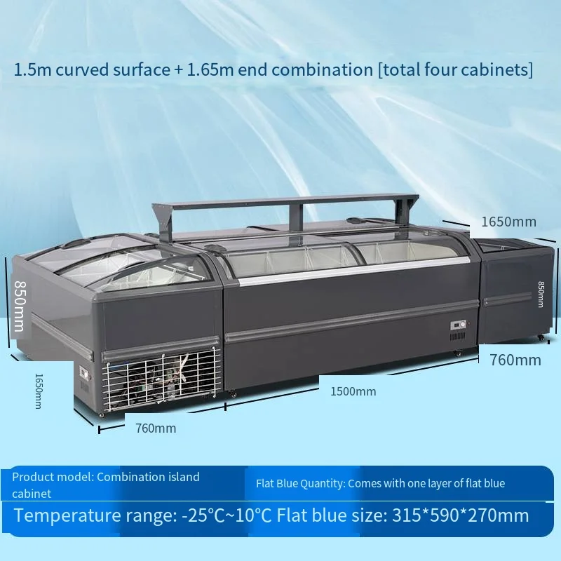 Rebirth Supermarket Horizontal Deli Cooling Cabinet New Style ...