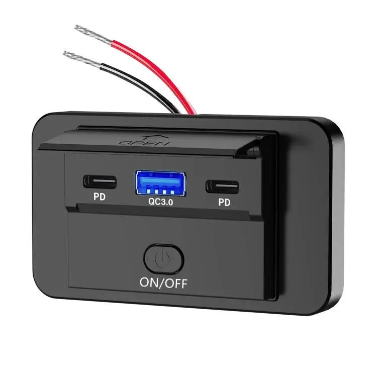 Bus Modified Car Charger Cell Phone Quick Charger Dual Pd C Type+ Usb ...