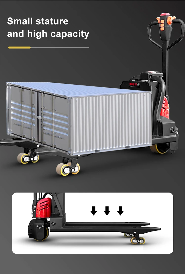 Uni-silent Electric Pallet Truck - 2T All-Terrain Forklift