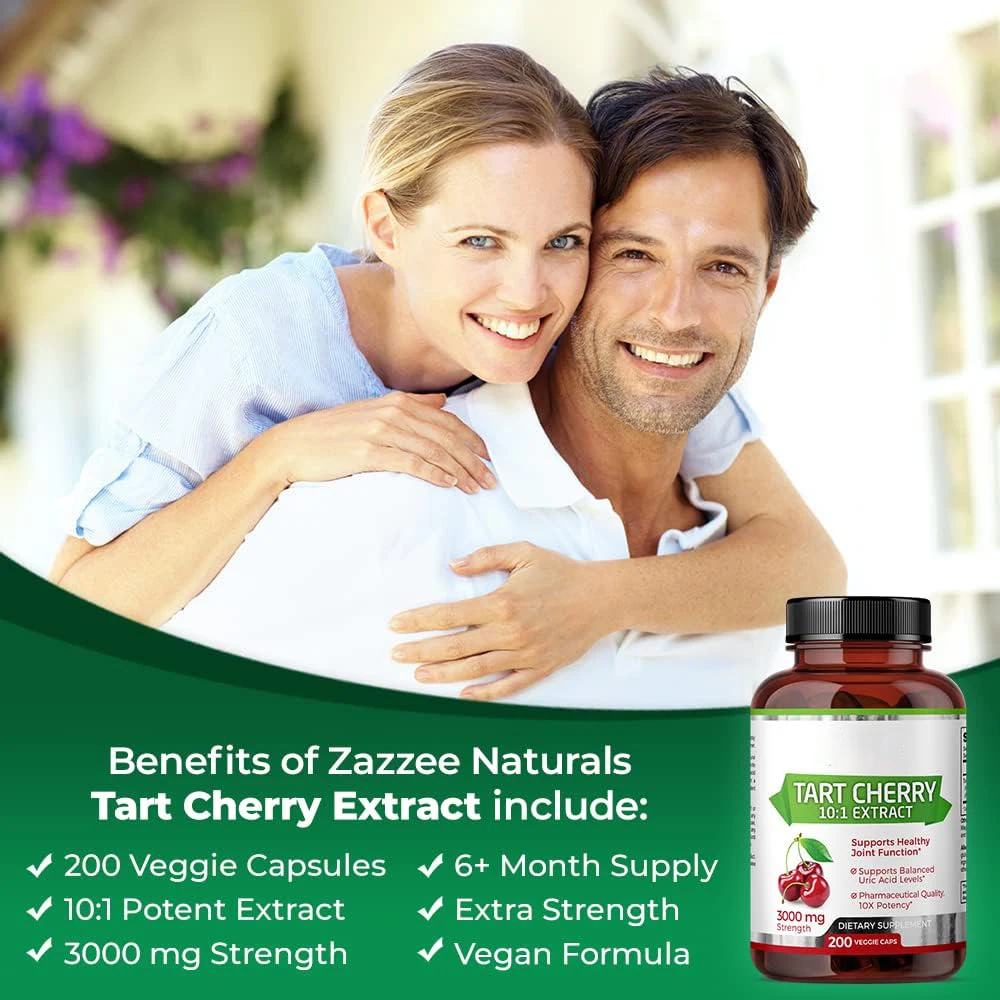 Tart Cherry Capsules Concentrated And Standardized 10x Extract 100 ...