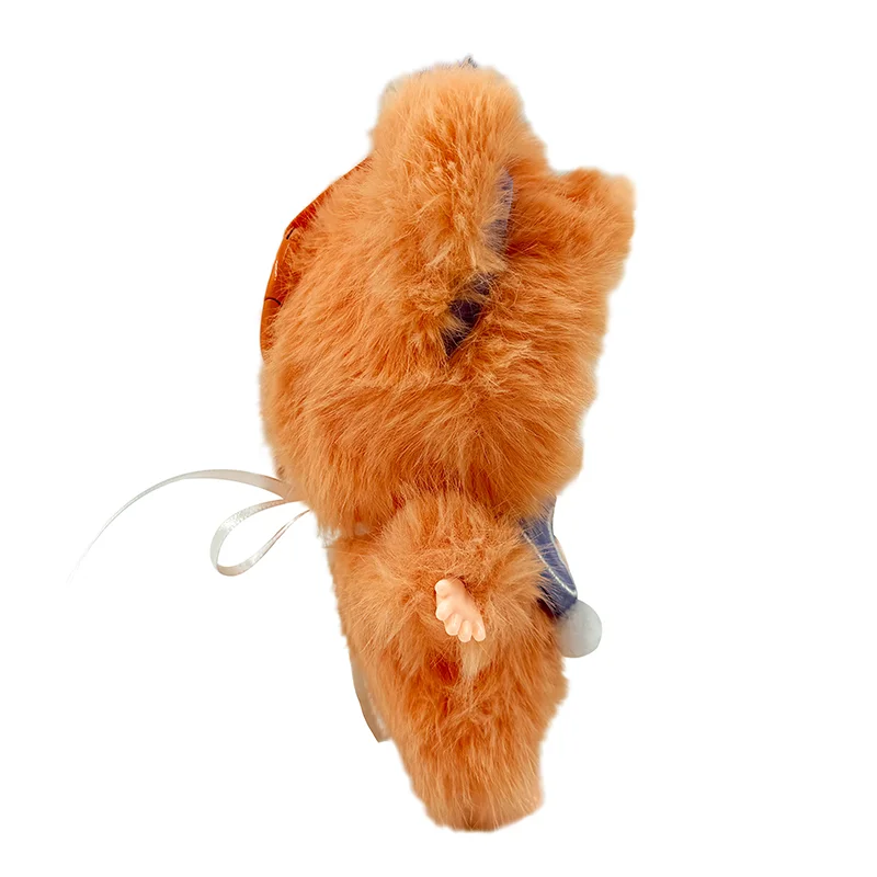 Kawaii Blind Box Plush Toy - Turning Eye Keyring Fox