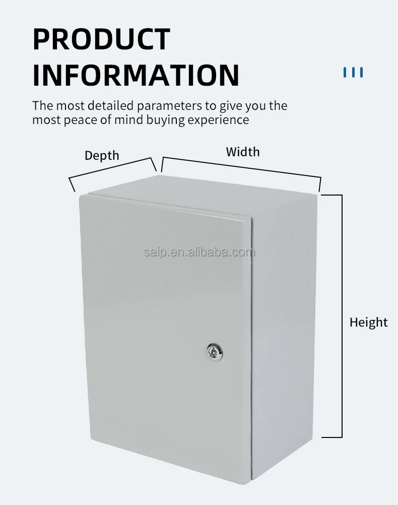 SAIPWELL IP65 IP66 Electrical Enclosure Iron UL Enclosure Electric ...
