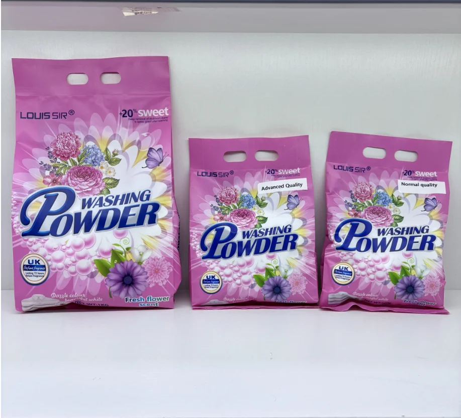Custom Printed Brands Small Bag Sizes 100g Detergent Powder