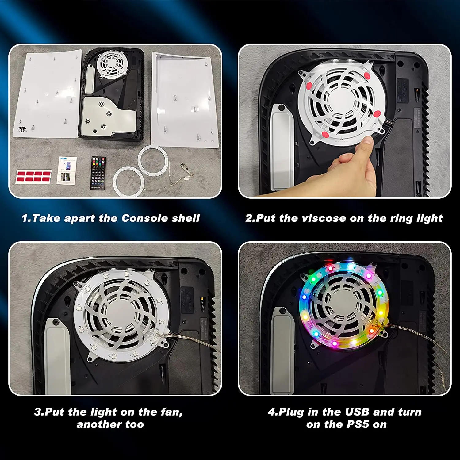 New For P5 Running Light Host Rgb Ambient Light Creative Host Light ...